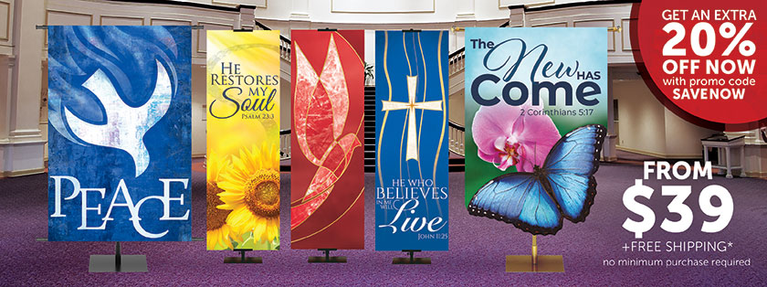Church Banners and Stands for Worship