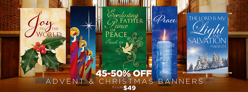 Church Banners and Stands for Worship