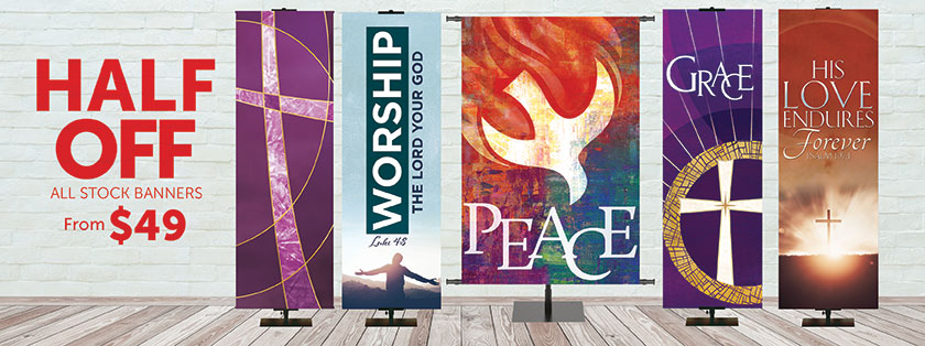 Church Banners and Stands for Worship